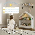 Curipeer 2-Tier Kids Bookshelf, Toy Storage Organizer with Motion ...