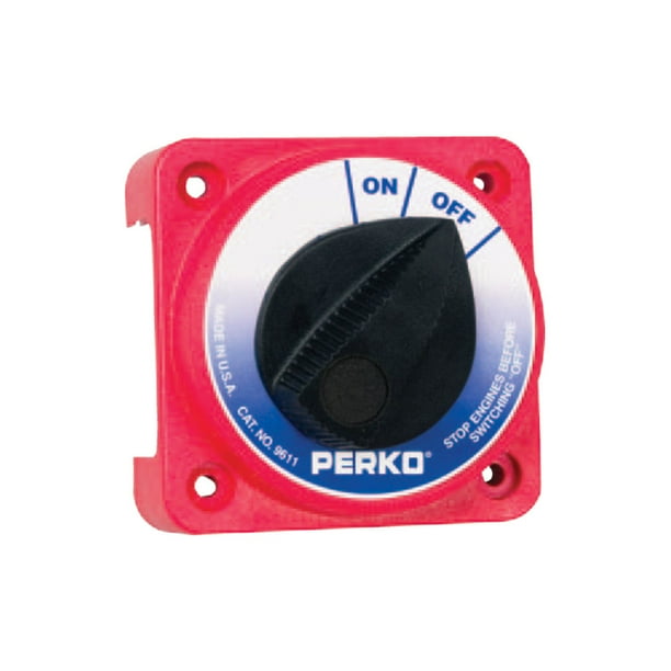 Perko 9611DP Compact Medium Duty Main Battery Disconnect Switch ... Perko 9611DP Compact Medium Duty Main Battery Disconnect Switch ...