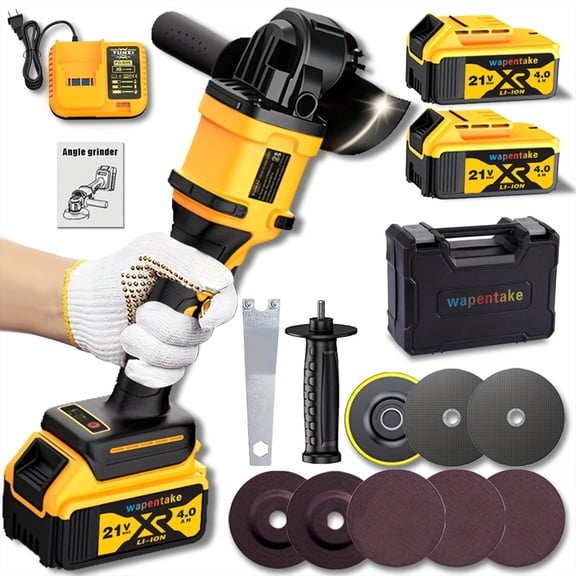 Ryobi Angle Grinder 4-1/2 inch Cordless 18V ONE+ with On-board Wrench ...