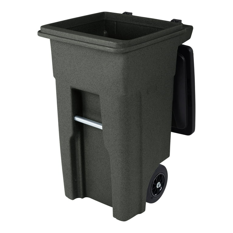 Toter Trash Can Graystone With Wheels And Lid, 64 Gallon, 46% OFF
