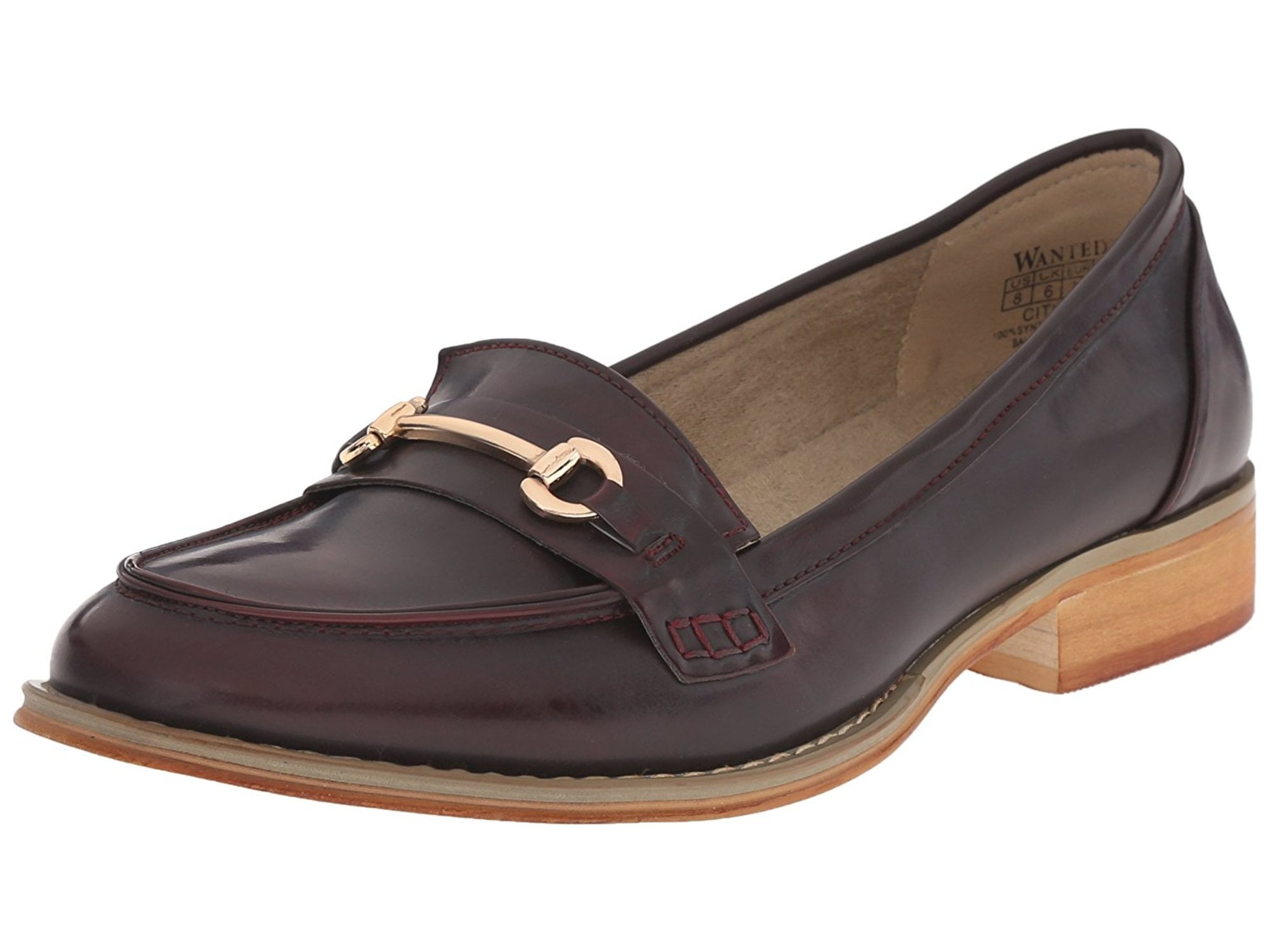 Wanted Shoes Womens Cititime Closed Toe Loafers - Walmart.com