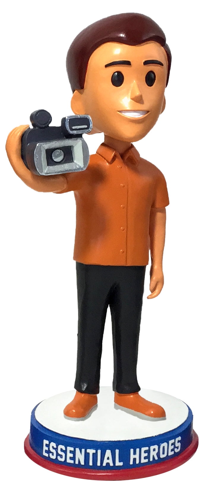 Videographer Photographer Essential Heroes Bobblehead Male Light Skin ...