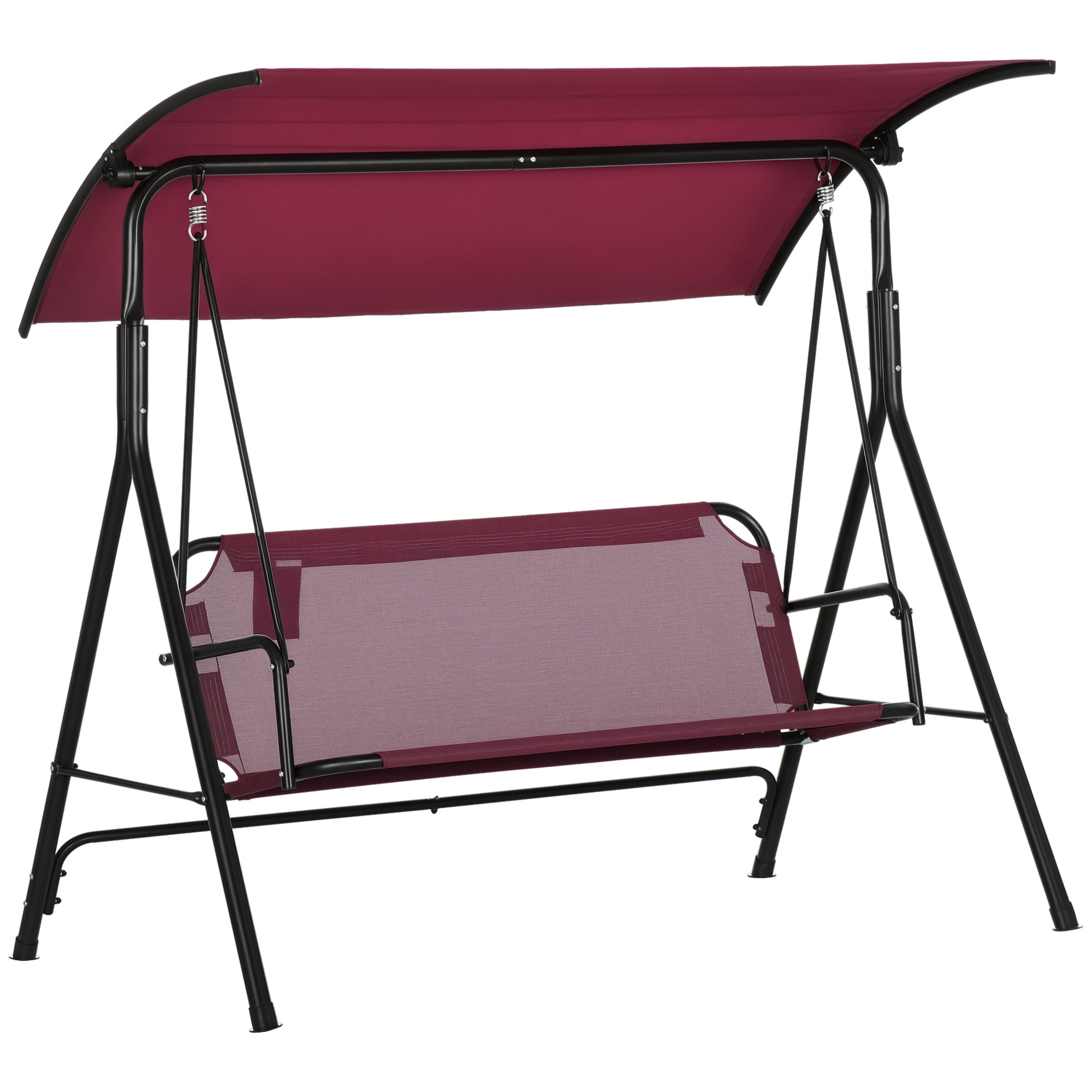 Click here for Outsunny 3-Seat Patio Swing Chair With Adjustable... prices