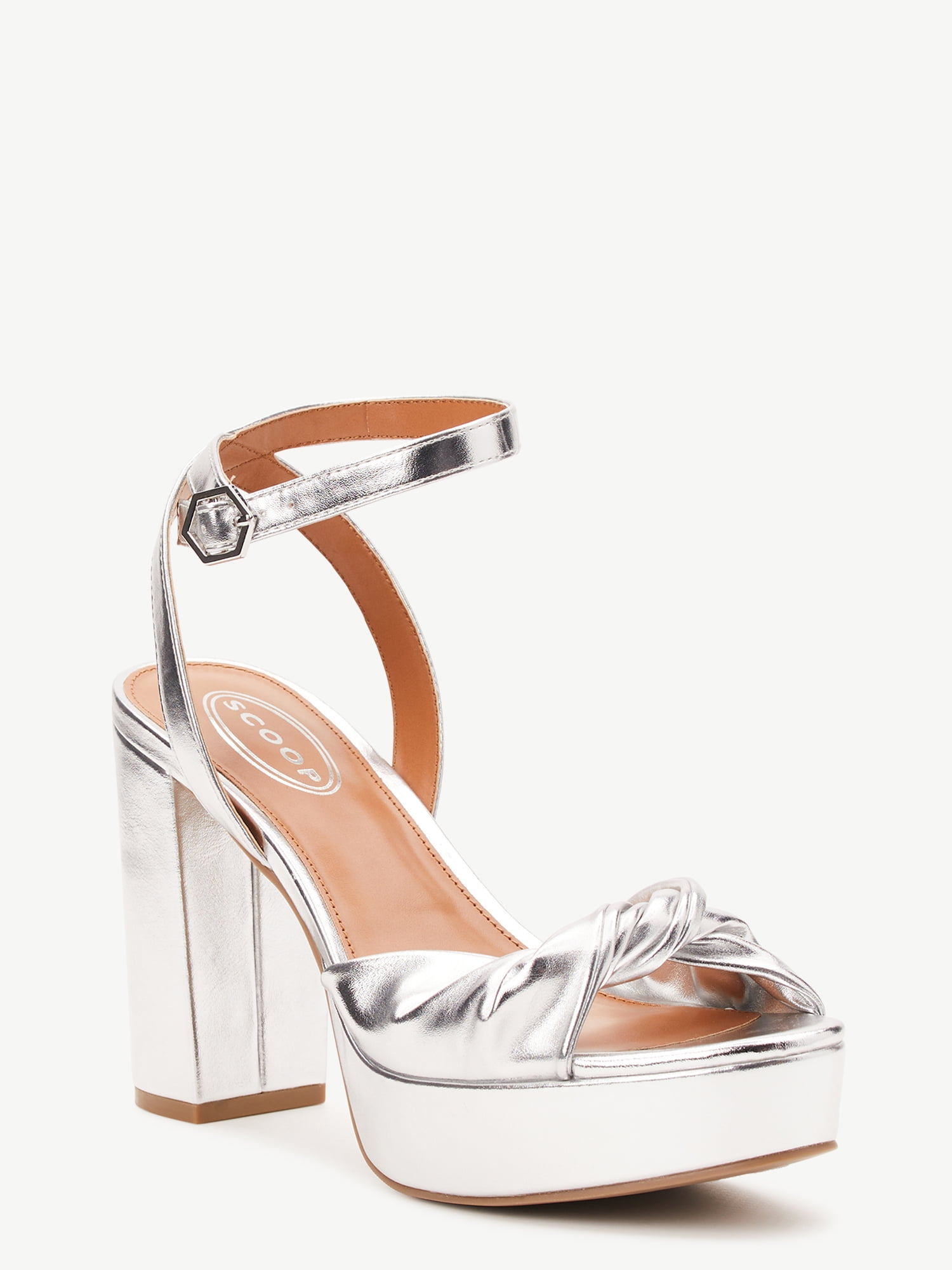 Scoop Women's Platform Heeled Sandals - Walmart.com