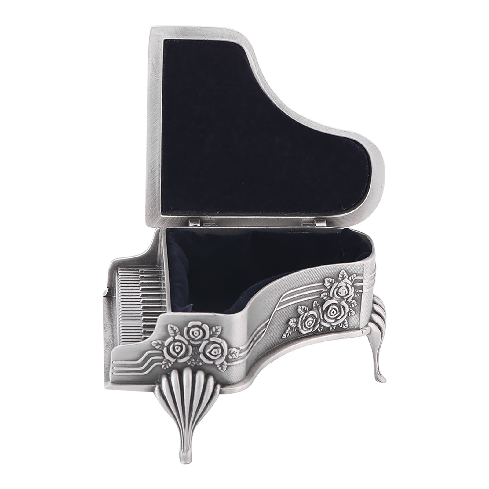 Click here for Zaqw Piano Rose Carved Zinc Alloy Jewelry Box Smal... prices