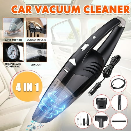120W 7PCS/SET Car Handle Vacuum Cleaner with Car Cigarette Wet Dry Dual ...