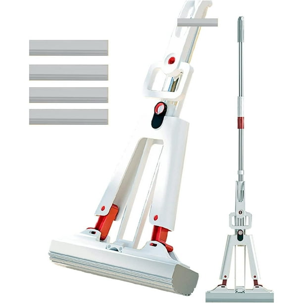 PVA Sponge Mops, Total 4 Sponge Heads Refills - Walmart.ca