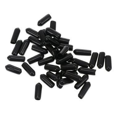 Uxcell 1.34'' Vinyl Round Caps Cover Screw Thread Protector Rubber ...