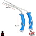 Cuda 9" Titanium Bonded Stainless Steel Freshwater Pistol Grip Fishing ...