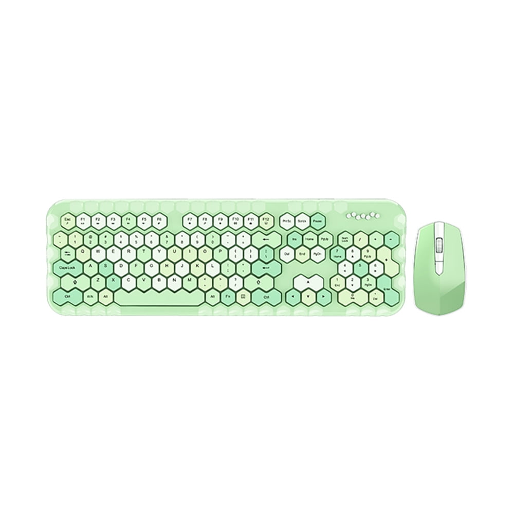 Mofii honey plus Keyboard Mouse Combo Wireless 2.4G Mixed Color 104 Key ...