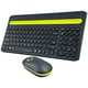 onn. 100074483 Bluetooth Multi-Device Wireless Keyboard and 3-Button ...