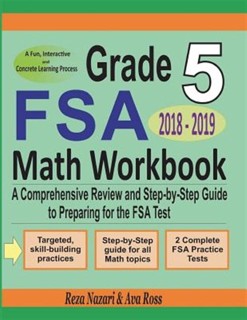 Pre-Owned Grade 5 FSA Mathematics Workbook 2018 - 2019 : A ...