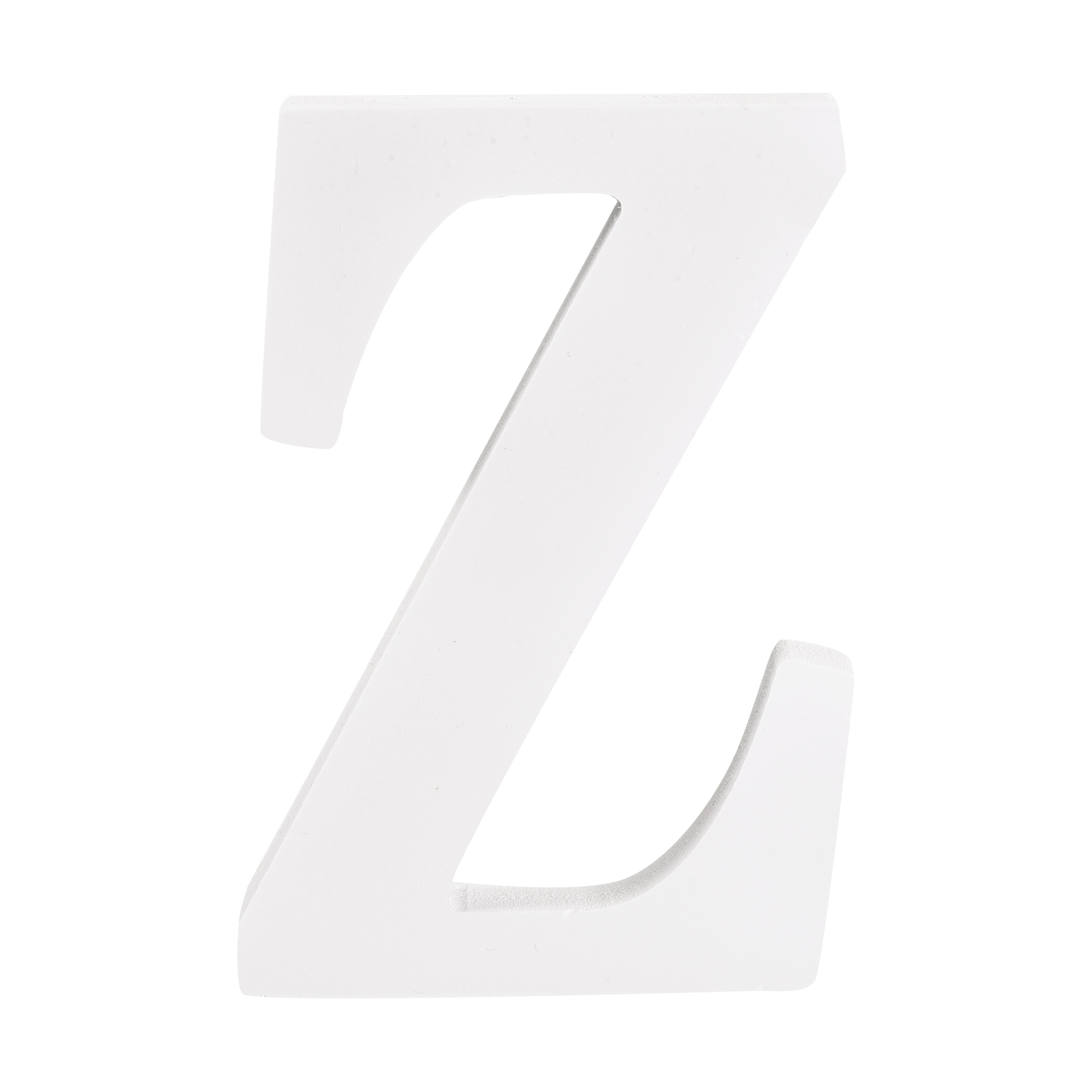 White Wood Letters 6 Inch, Wood Letters for DIY Party Projects (Z ...