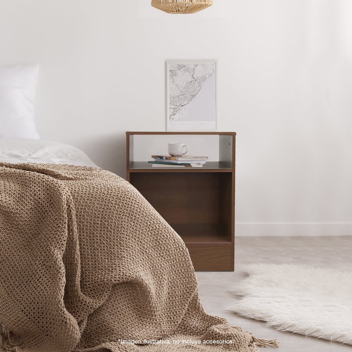 Buro de Madera Mobi Modelo Sidney Color Trufa | Bodega Aurrera en línea