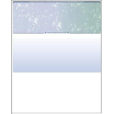 2500 High Security Blank Check On Bottom Stock Paper Compatible with ...