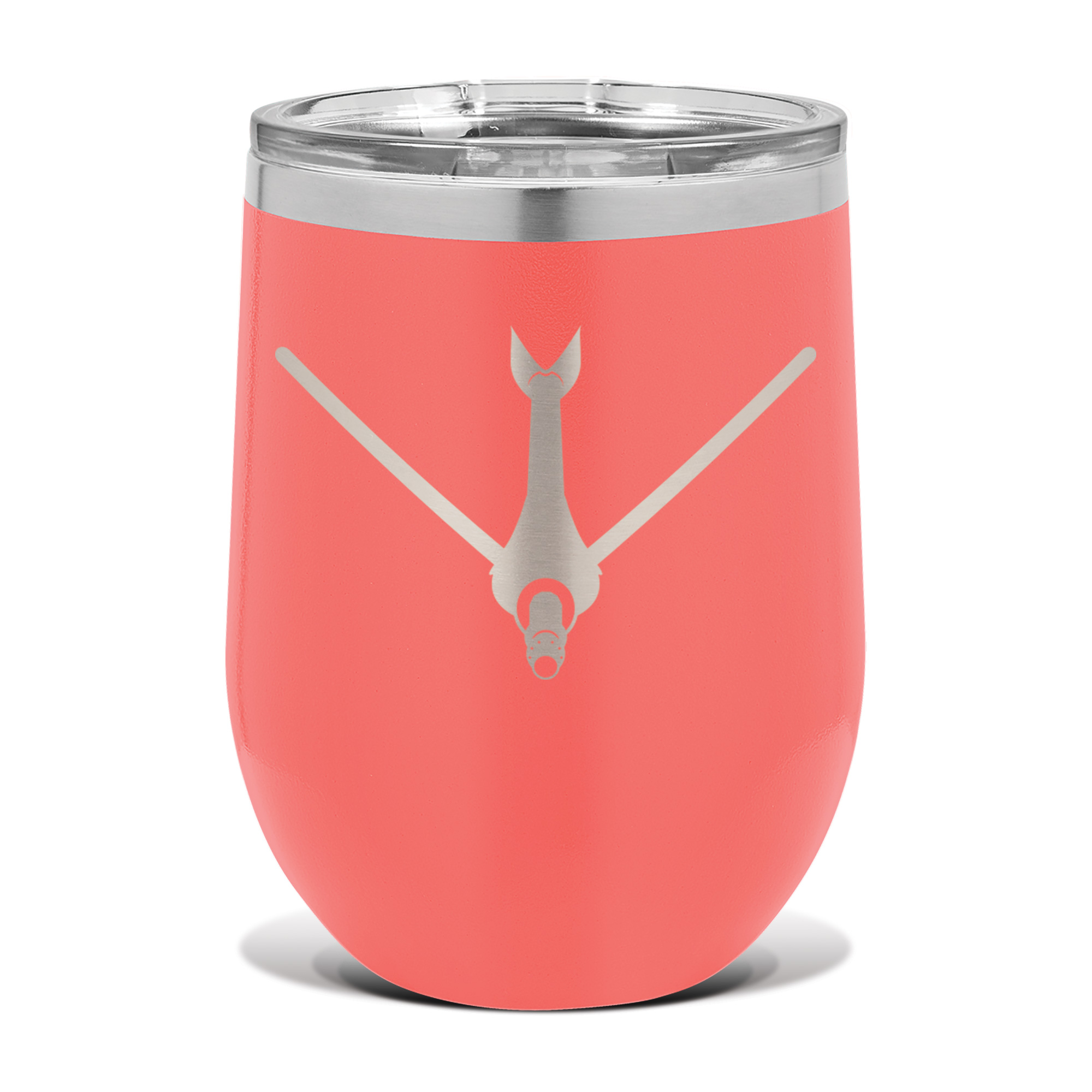 Boom Pod KC-130 / KC-135 Boom Pod Wine Tumbler 12 oz - Laser Engraved ...