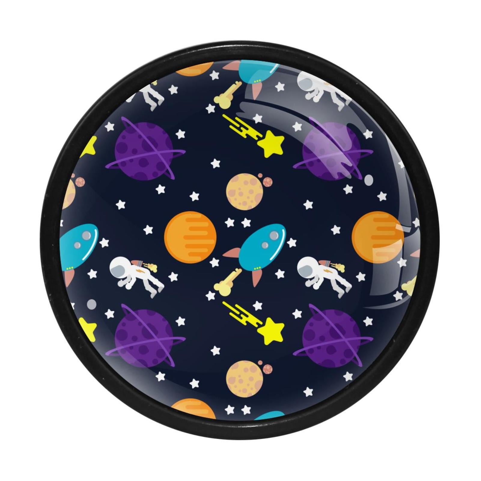 4 Pcs Rocket Astronauts Planet Knobs for Kitchen Cabinet Cupboard ...