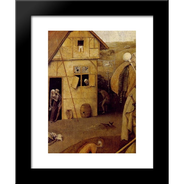 The wayfarer 20x24 Framed Art Print by Bosch, Hieronymus - Walmart.com