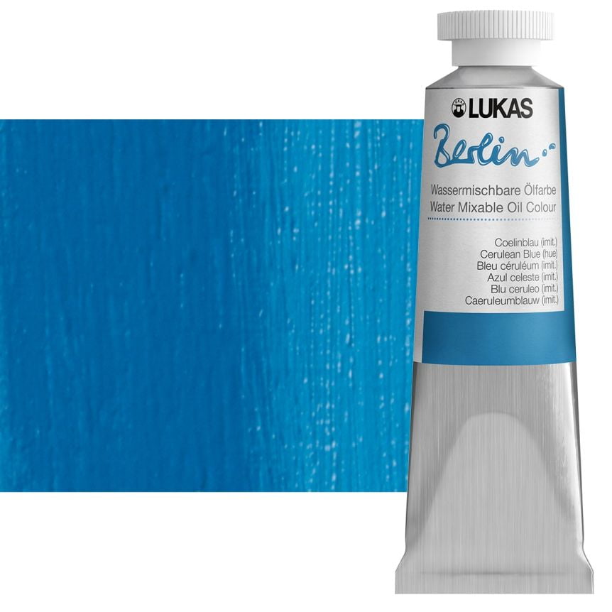 Lukas Berlin Artist Water Mixable Oil Paint Colors, Solvent Free ...