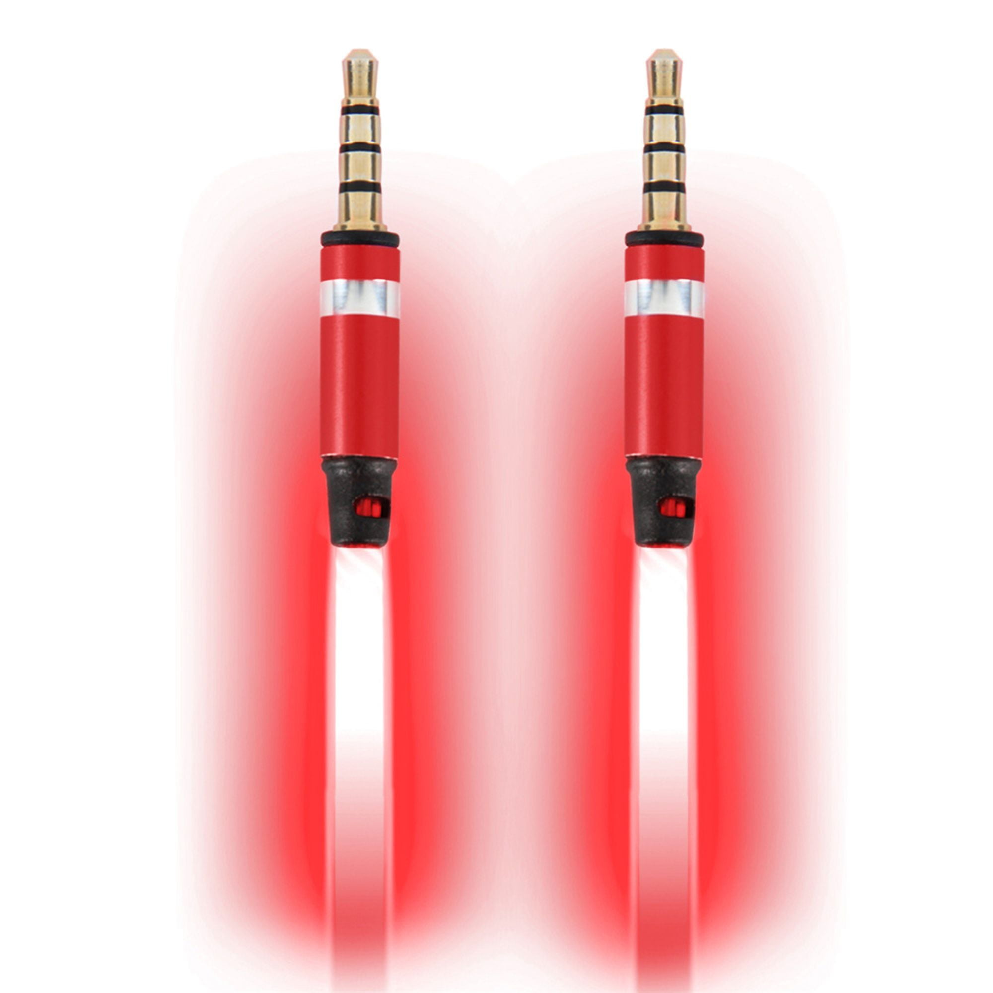 Electroluminescent Audio Response Light up 3.5mm to 3.5mm Auxiliary ...