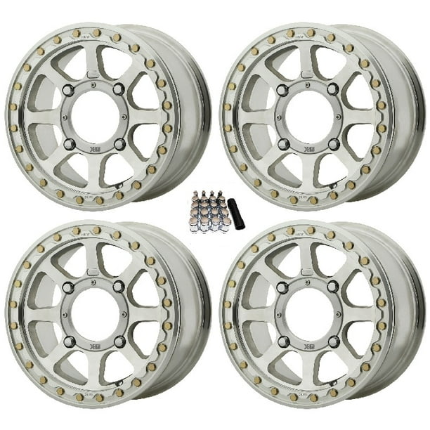 KMC Addict 2 Beadlock UTV Wheels/Rims (+38mm) Mach 14" Kawasaki Teryx ...