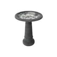Aaden Outdoor Aluminum and Iron Bird Bath, Shiny Copper - Walmart.com