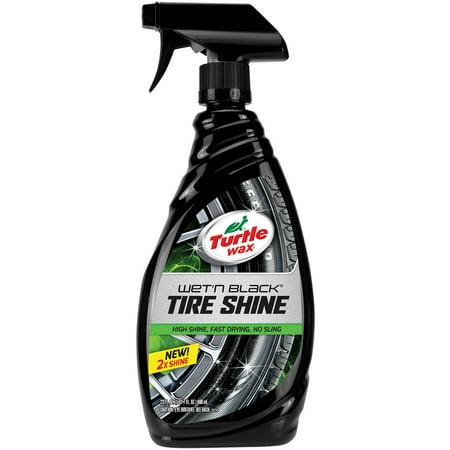 Turtle Wax T217RA Wet 'N Black Tire Shine, 23 Ounces - Walmart.com