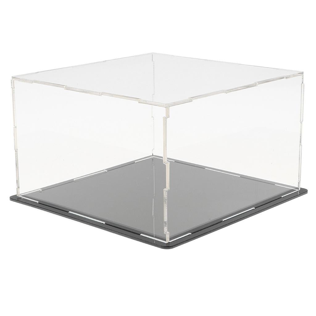 Acrylic Display Case Dustproof Protection Boxes Container 18x22x16cm ...