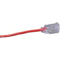 100ft SJTW 14/3 Outdoor Ext Cord W/ Lighted End (Red) - Walmart.com