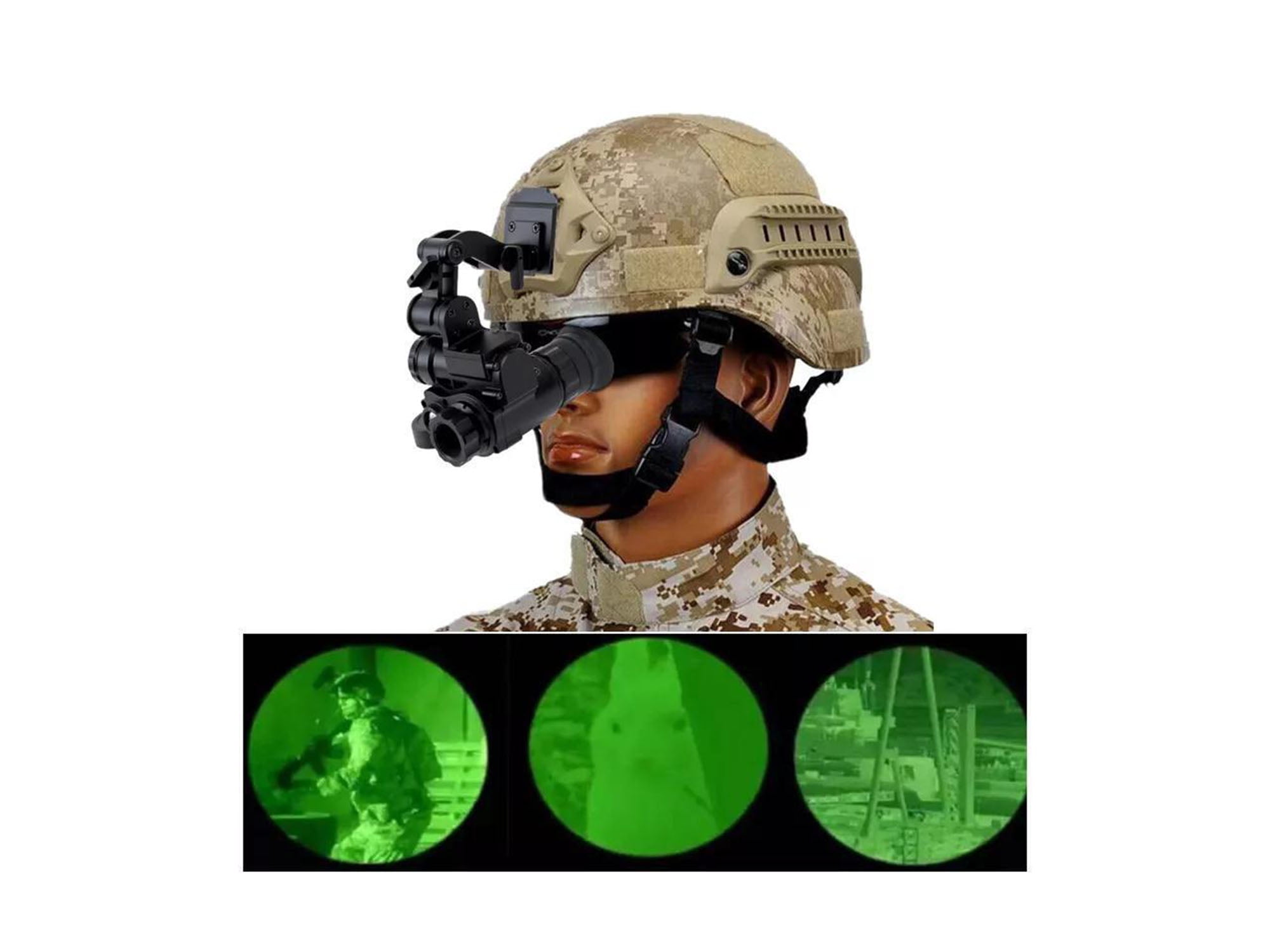 NVG10 Night Vision Goggles Monocular Green 1920x1080p WIFI IP66 Night ...