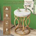 Narrow End Table, MDF Construction, Cross Fishtail Design for Living ...