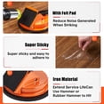 Studyset Laminate Wood Flooring Gap Repair Tool Kit, 45°/90° Suction ...