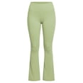 Antinious Ladies Solid High Waist Breathable Flare Stretch Workout Slim ...