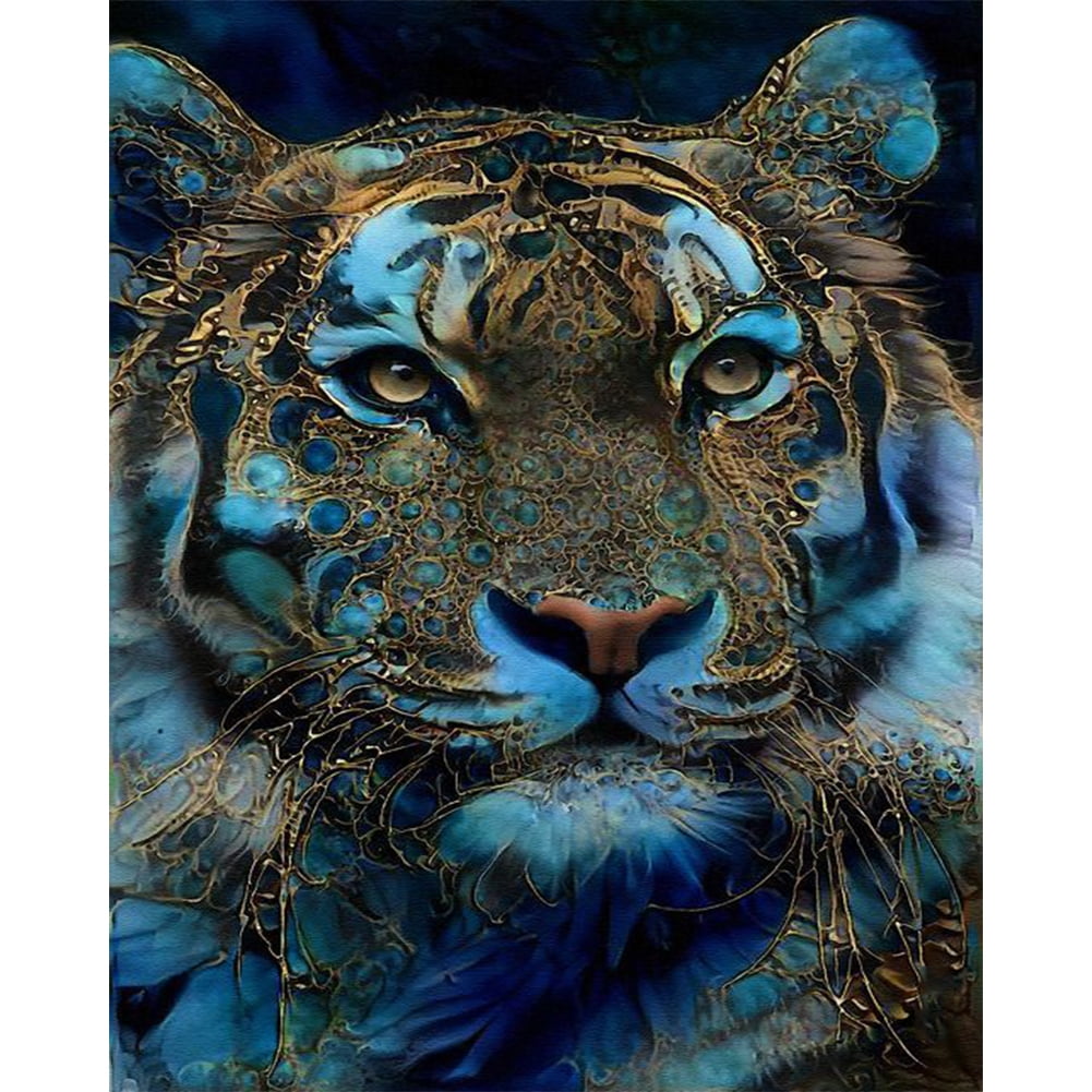 Drawing & Drafting Big Cat Tiger Coloring Book Canvas 8x10 DIY Paint ...