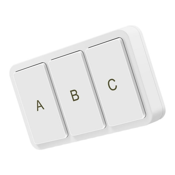 jifeng 3 Gang Push Button Switch Wall Panel Transmission Smart Home ...