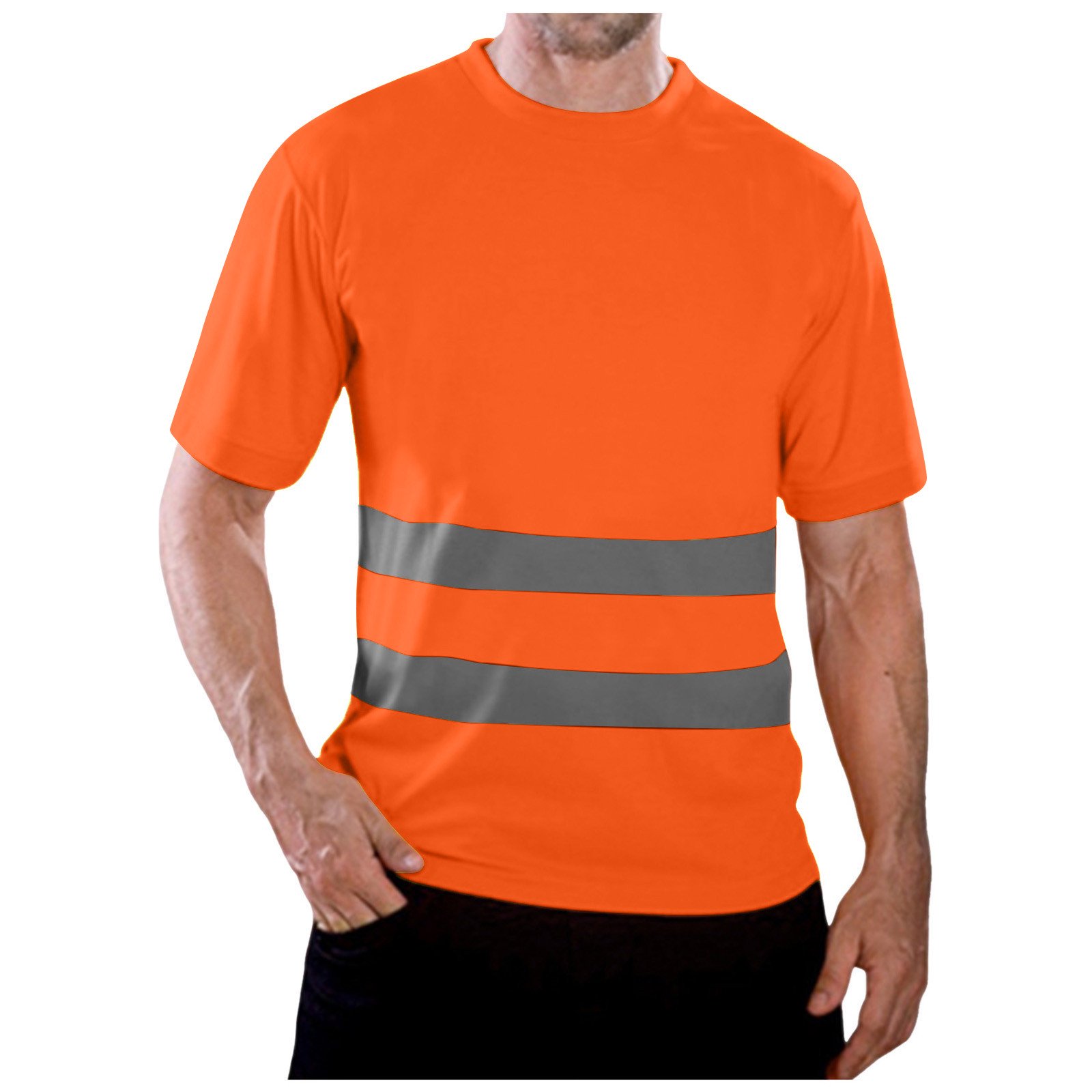 Click here for Hhsclothinggg Mens Reflective T-Shirts For Daily W... prices