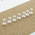 BAZIC Push Pins Color Thumb Tacks Steel, Plastic Head (100/pack), 2 ...