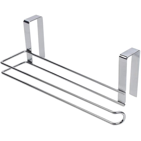 Magiin Hanging Paper Towel Holder, Stainless Steel Roll Paper Towel ...