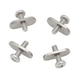 4Pack Stainless Steel Kayak M6 Screws & Nuts Rail Track Mount Tie Down ...