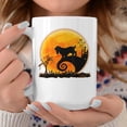 Cocker Spaniel Dog Scary And Moon Halloween Costume Coffee Mugs ...