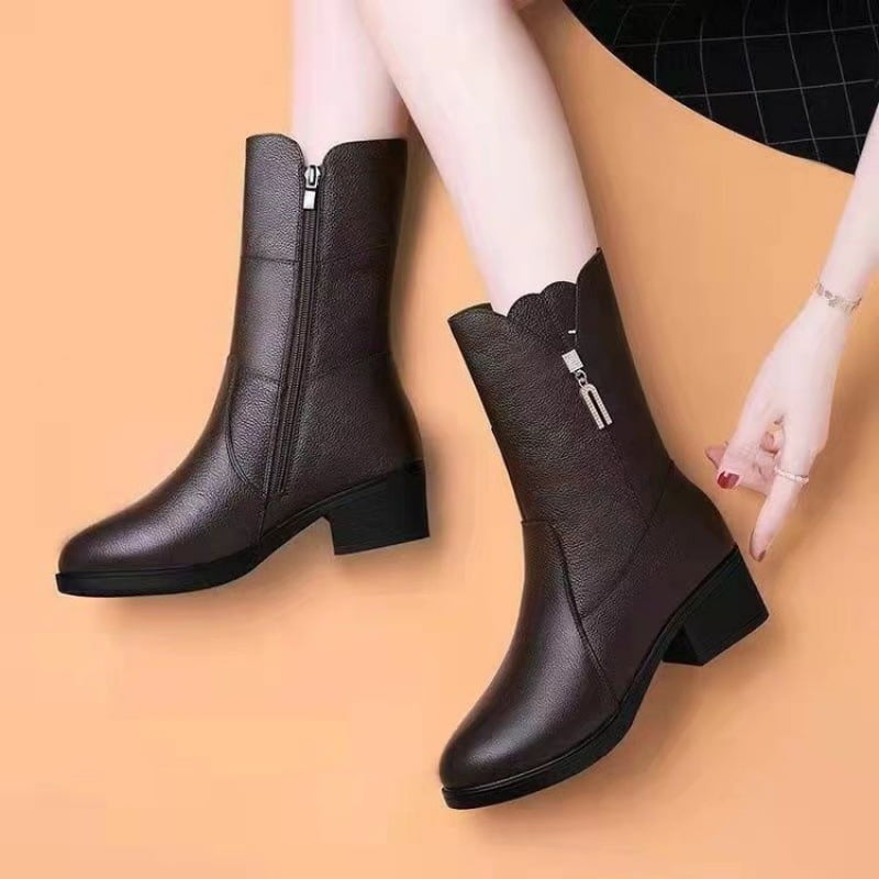 Click here for Lnyulong Winter Boots Women‘s Mid-Calf Boots Fleec... prices