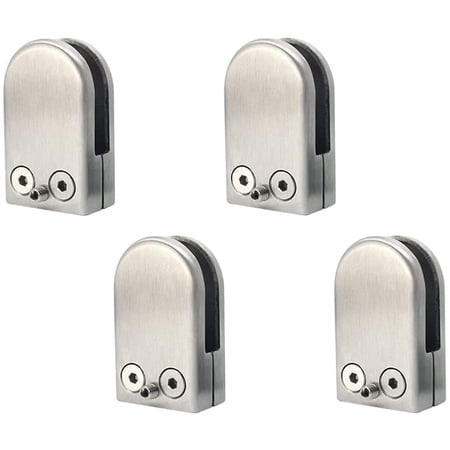 4pcs 5-8 mm Stainless Steel Clamp, Bracket Holder, Rust- Free Clips ...