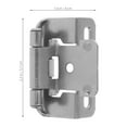 LEORX 2Pcs Autoclosing Cabinet Door Hinges with Soft Close Mechanism ...