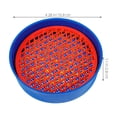 HERFIER 1 Set of Plastic Soil Sifter Garden Manual Soil Sieve Gardening ...