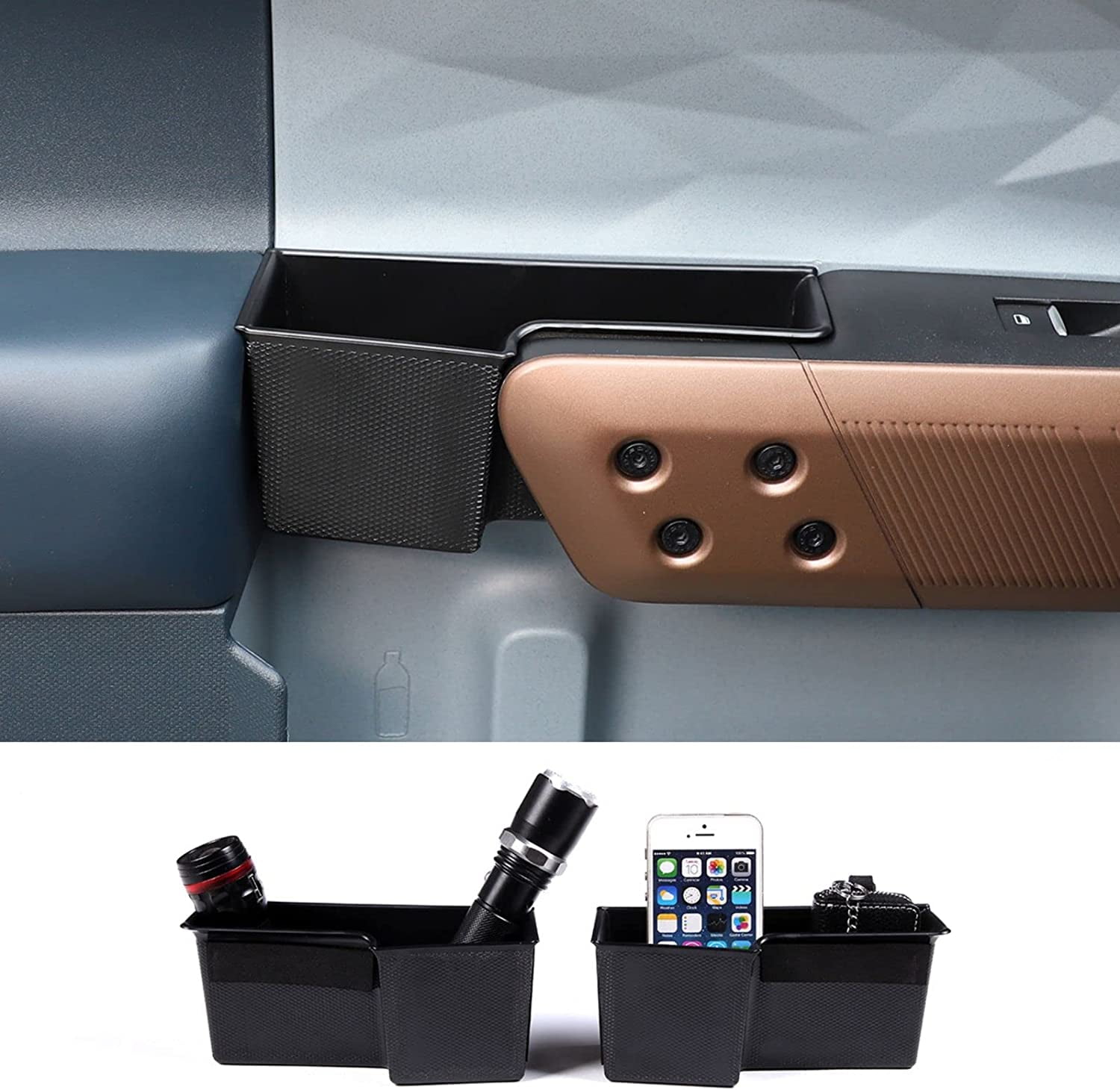 Door Side Storage Box Compatible with Ford Maverick 2022 Armrest Phone ...