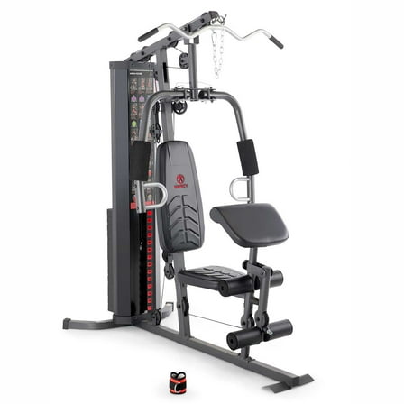 Marcy 150 lb Stack Home Gym, Full Body Strength Training Dual-Function ...