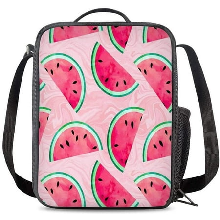 Fuley Watercolor Summer Watermelon Kids Small Lunch Box Children's ...