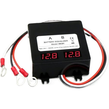 Battery Voltage Balancer Battery Equalizer for Two Pieces 12V Gel Flood ...
