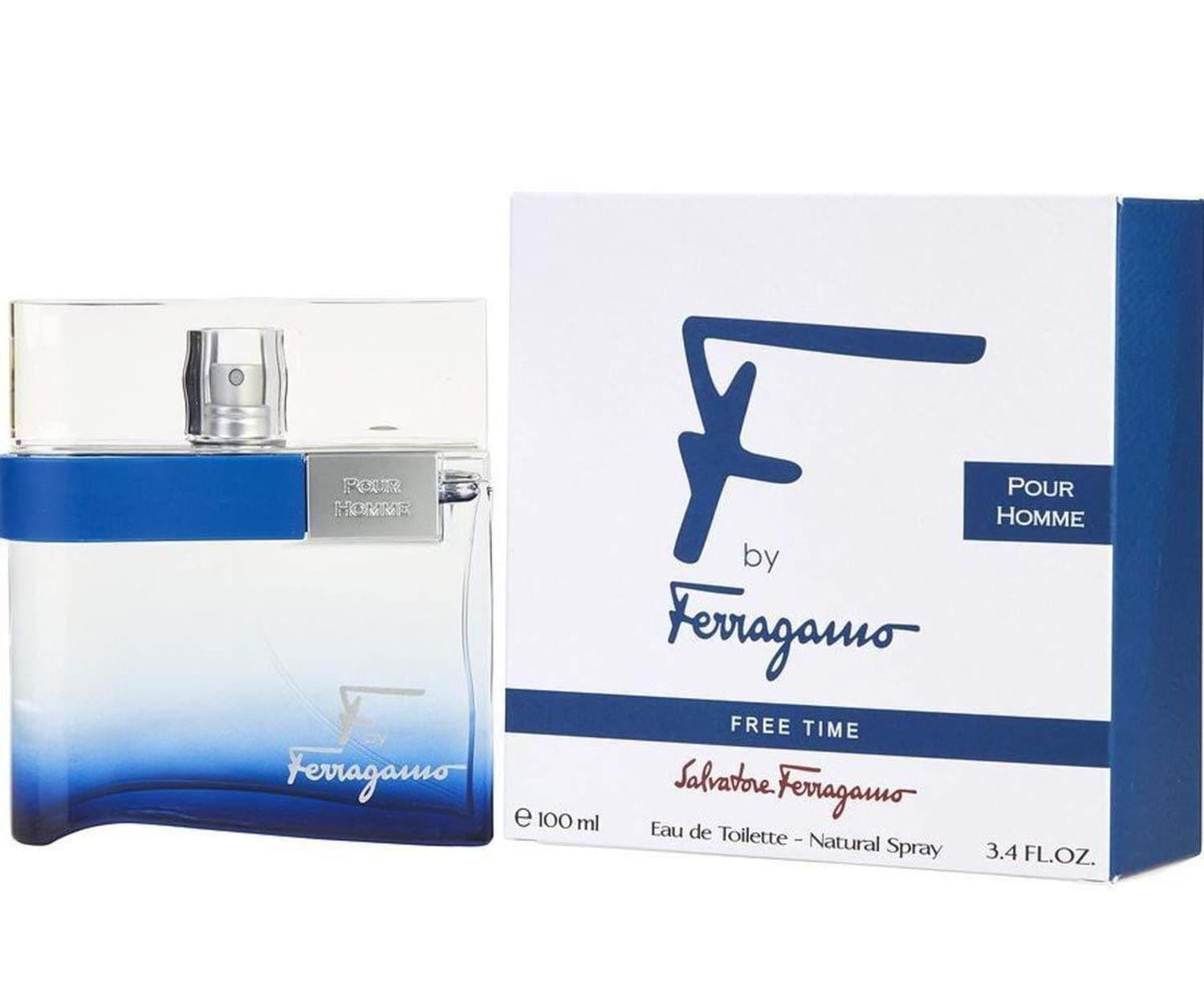Loción F Free Time de Salvatore Ferragamo EDT 100 ml azul cielo ...