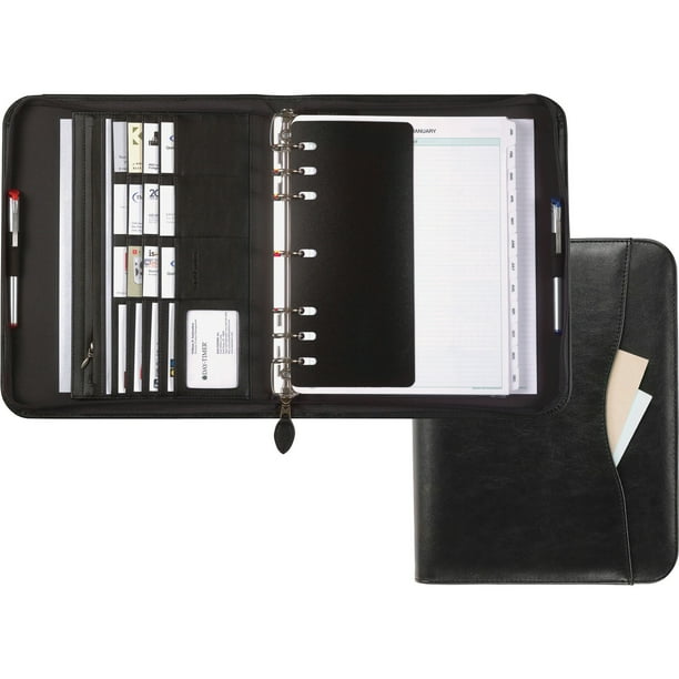 Day-Timer, DTM82831, Avalon Vinyl Zip Organizer Starter Set, 1 Each ...